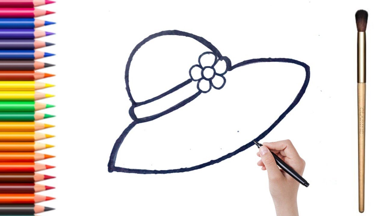 How to Draw A Cute Headcap Drawing || Cap Drawing #capdrawing - YouTube