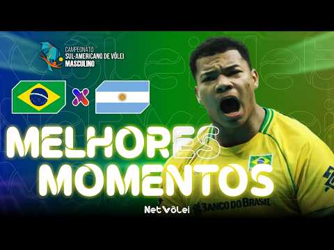 BRASIL x ARGENTINA | Melhores Momentos | Sul Americano 2026 | Pré Olímpico