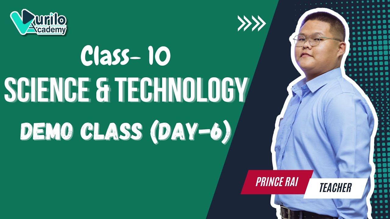 || Day - 6 Demo Class By Prince Sir - Science and Technology || Class ...