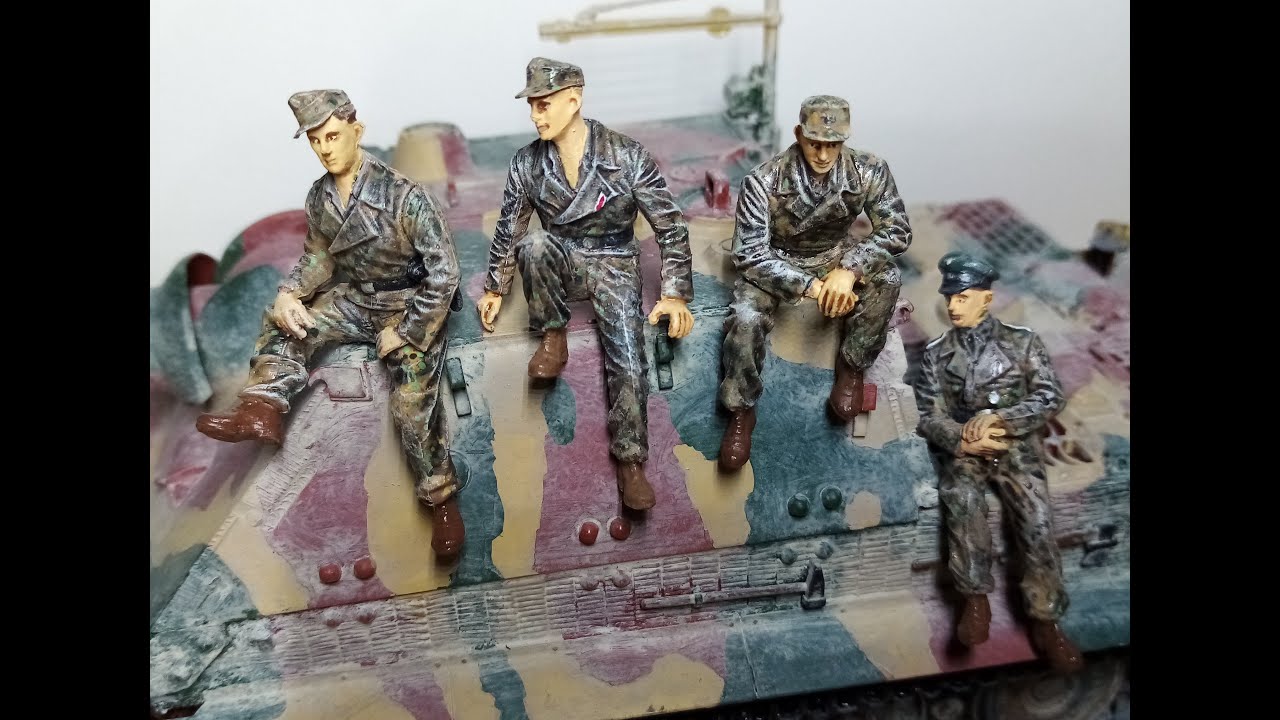 Paint german tank crew - YouTube