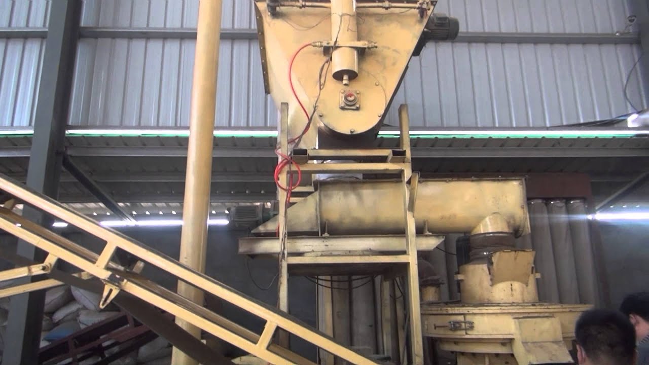 bamboo chips pellet making machine/to make bamboo pellets - YouTube