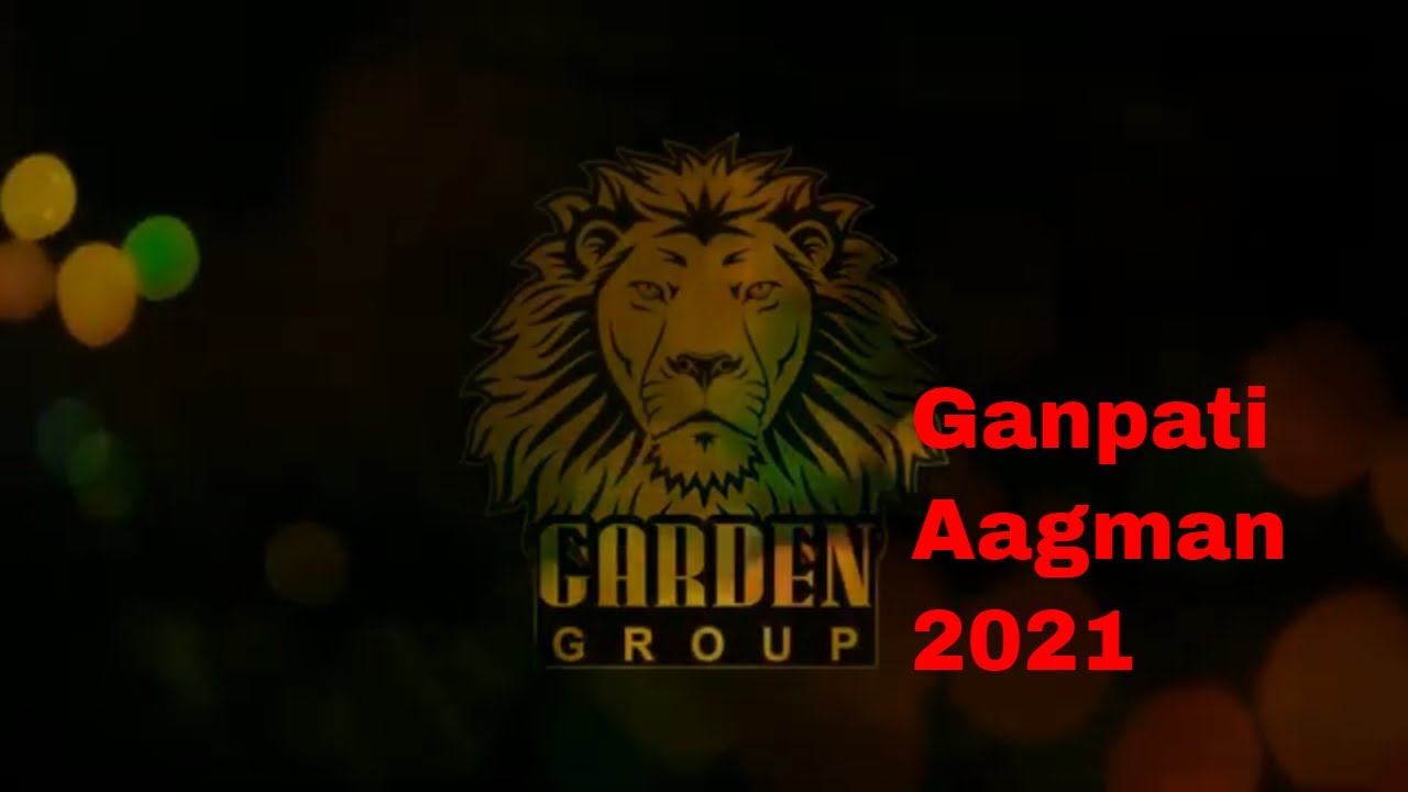 Garden Group Adajan Surat ganpati aagman invitation - YouTube