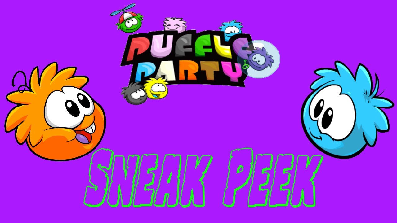Club Penguin: Puffle Party 2013 Sneak Peek - YouTube