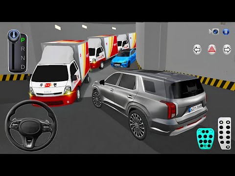 New Palisade Car Stuck in Parking Garage with Supercars🚘🚧 3D Driving Class 2025 - Android Gameplay🎮