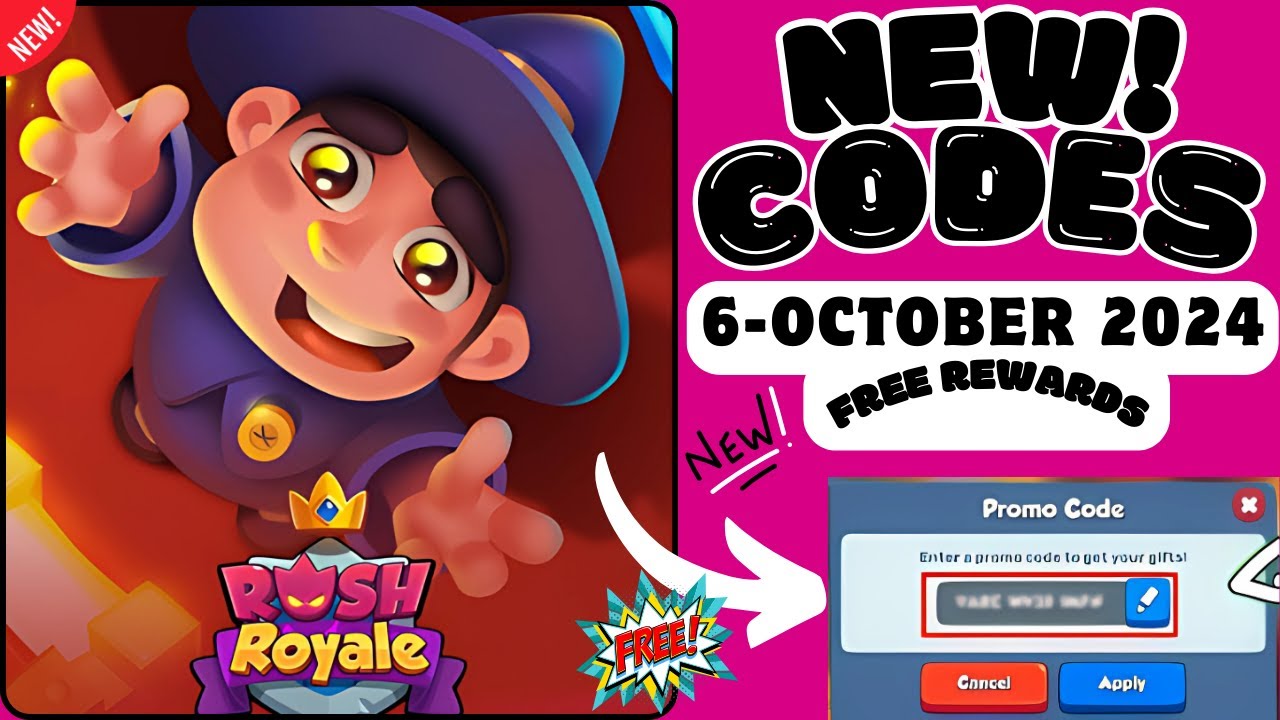 LATEST🎁PROMO😍OCTOBER 2024☑️ RUSH ROYALE PROMO CODES - RUSH ROYALE CODES ...