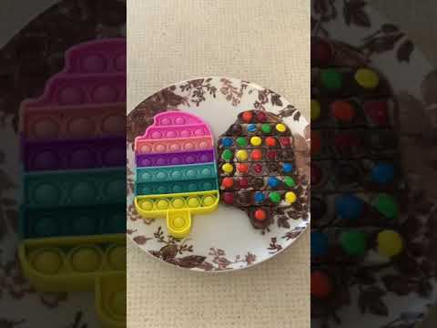 Marbled Chocolate Pop-It #shorts