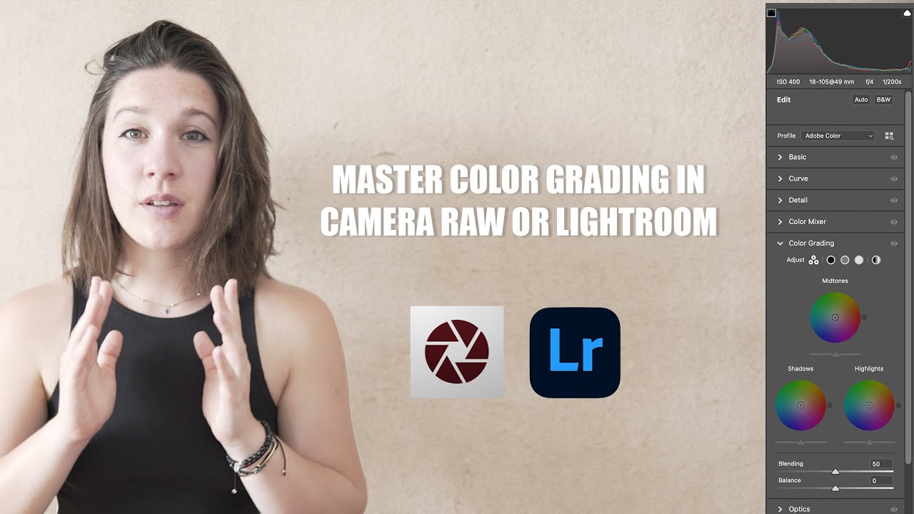 Step-by-Step Photo Color Grading in Camera Raw or Lightroom - YouTube
