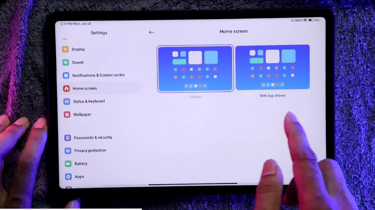 Xiaomi Pad 6 App Drawer Change | How to Change App Drawer in Xiaomi Pad ...