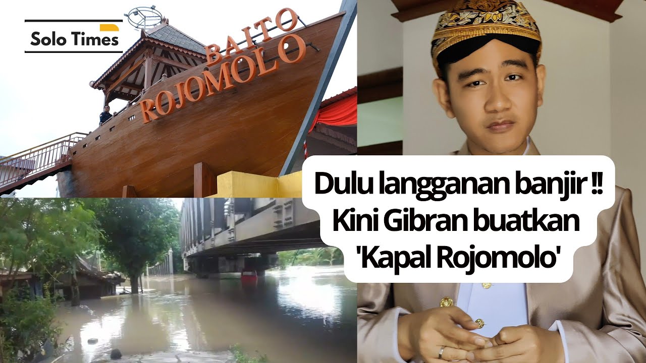 Bantaran Mojo, Dulu Kumuh !! Kini Disulap GIBRAN ! Ada Ikon Rojomolo ...