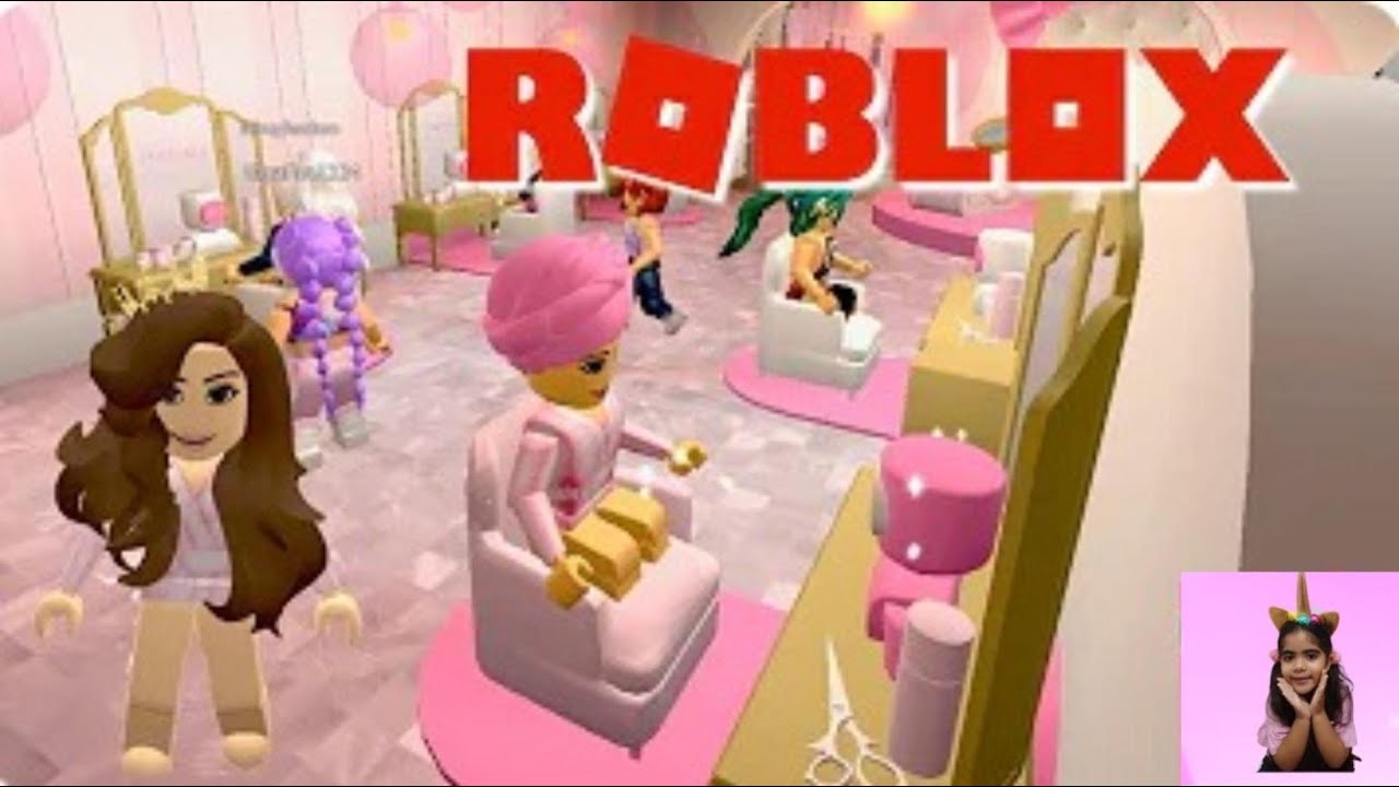 DIA DE BELEZA NO ROBLOX- SPA AND SALON - YouTube