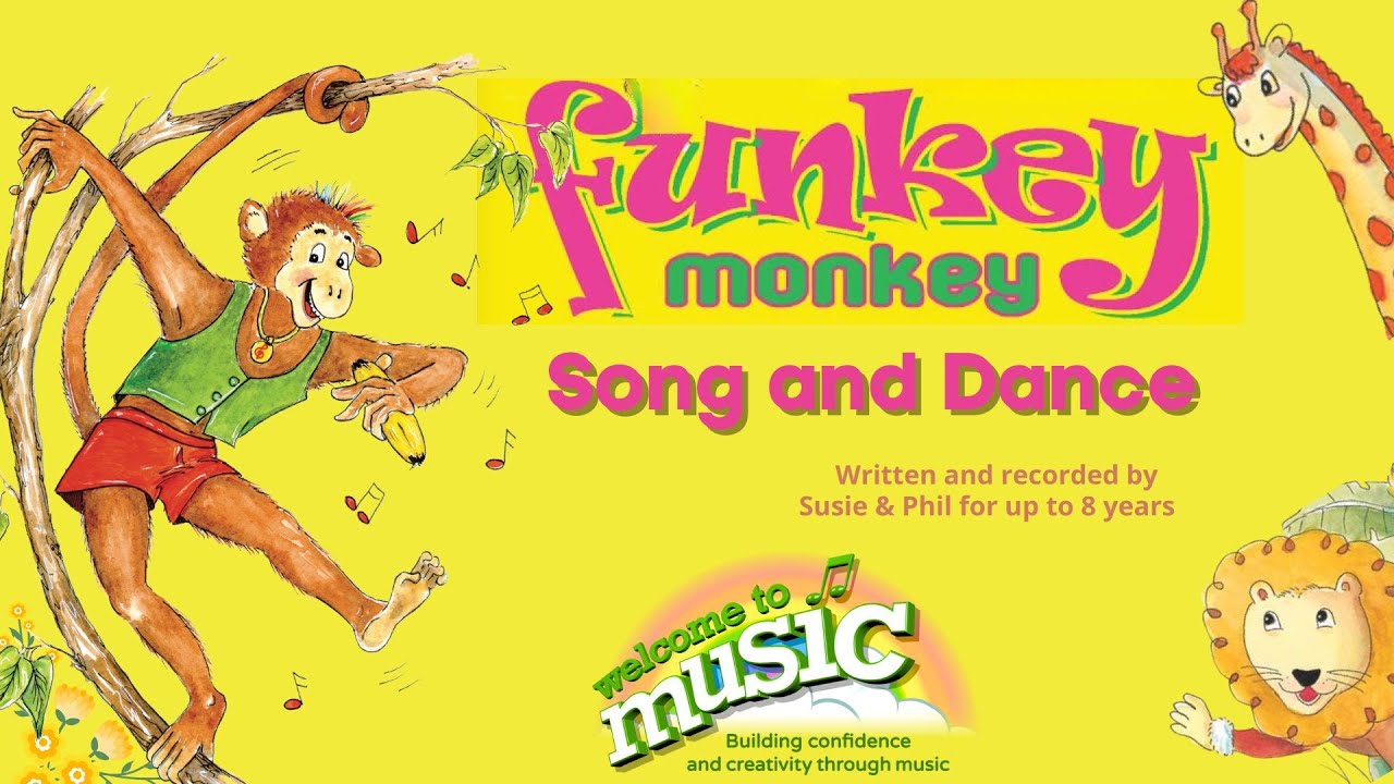 Funkey Monkey – song and dance for kids up to 8 years by Susie & Phil ...