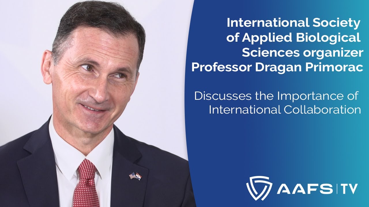 Professor Dragan Primorac, discusses the importance of international ...