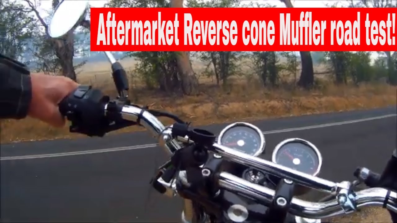 Royal Enfield 650 Interceptor-Aftermarket Reverse Cone mufflers Road ...