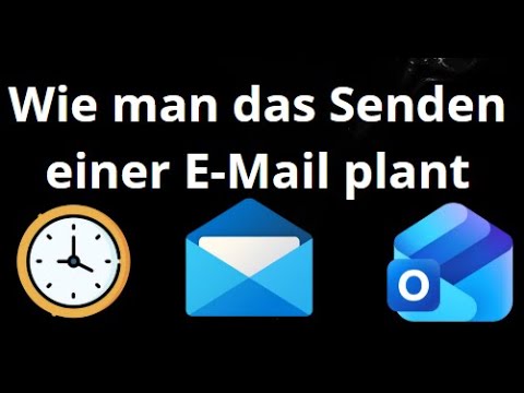 Wie kann man das Senden einer E-Mail in Outlook planen - YouTube