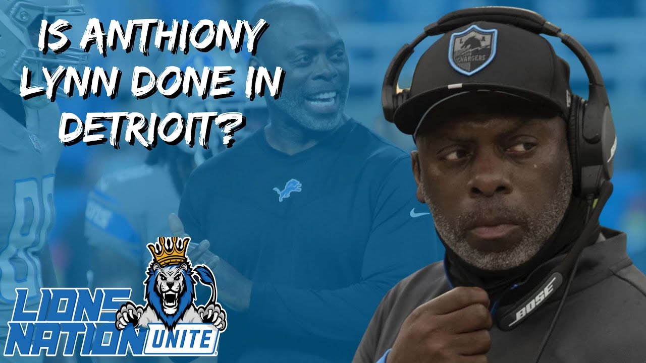 Detroit Lions | Anthony Lynn Done in The D? [Detroit Lions Rumors ...