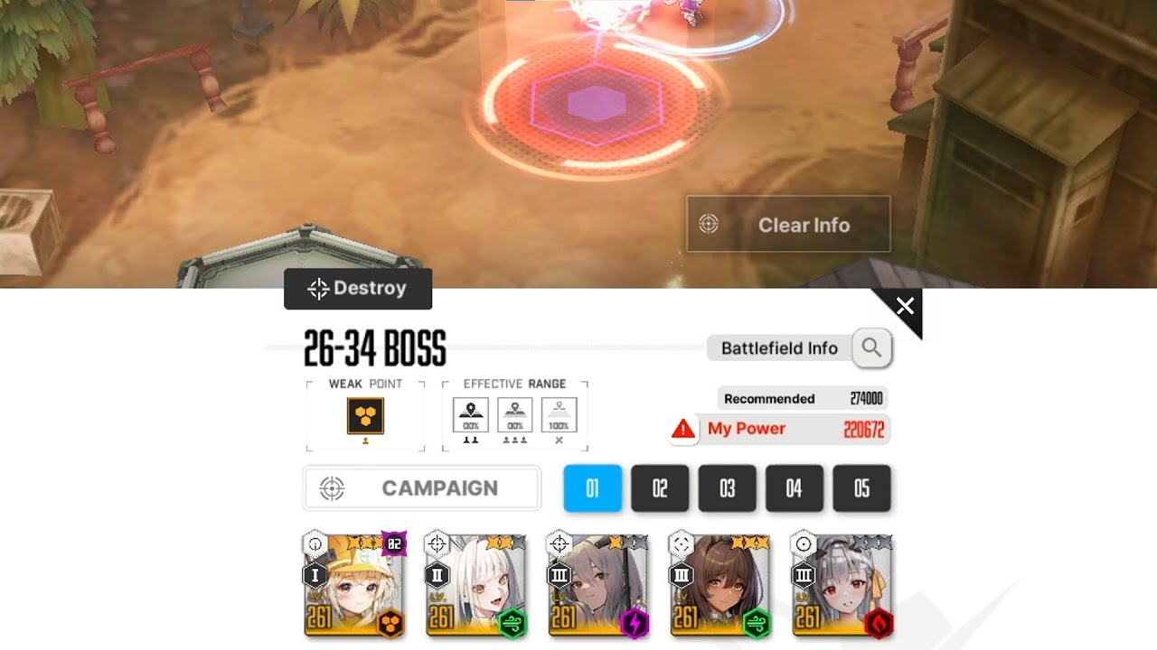 GODDESS OF VICTORY: NIKKE | Chapter 26 Boss clear ( -53k CP) - YouTube