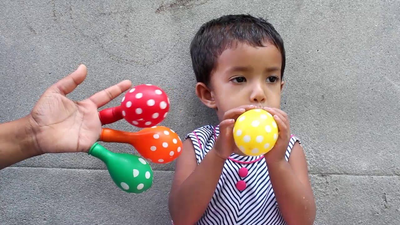 Learn Color with The Finger Family Balloon | Balloon Finger Family ...