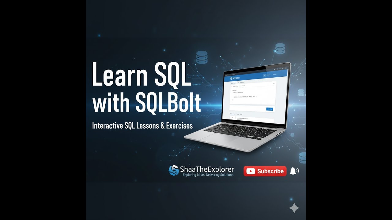 Learn SQL Interactively with SQLBolt – Full Walkthrough” - YouTube