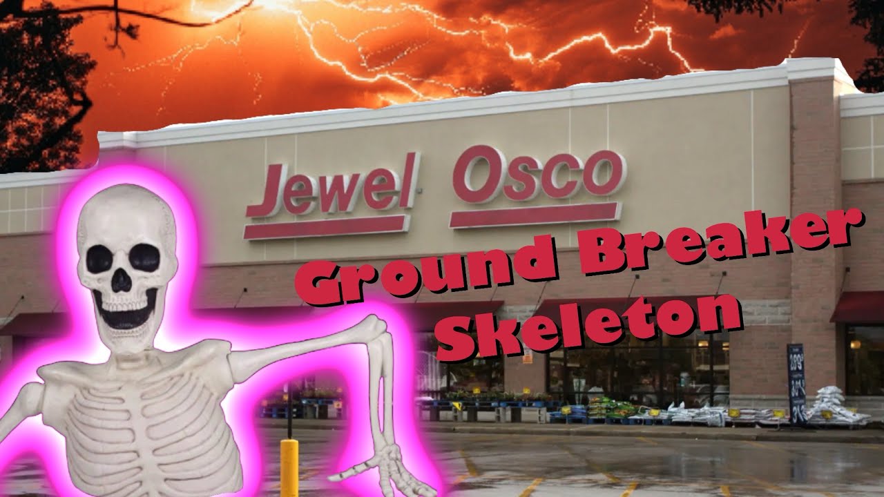 Ground Breaker Skeleton from Jewel Osco - YouTube