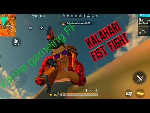 FREE FIRE TETUGU GAME PLAYING KALAHARI FIST FAYT - YouTube