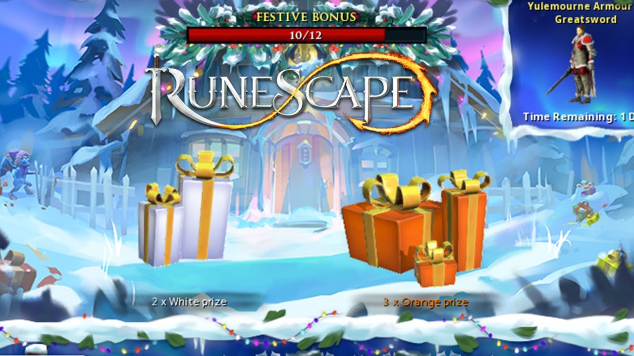 The Snow Imps Grotto Returns! Runescape 3 Christmas Wrapping Paper ...