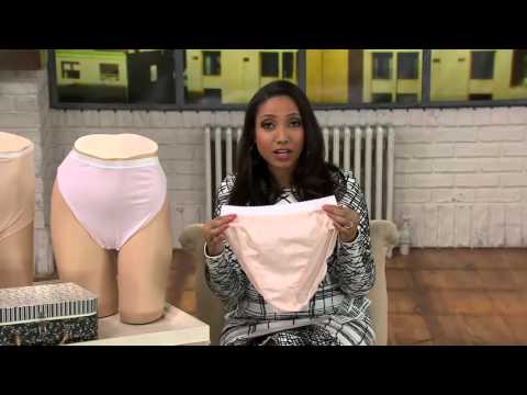 Breezies Set of 6 Cotton Panties with UltimAir Lining on QVC