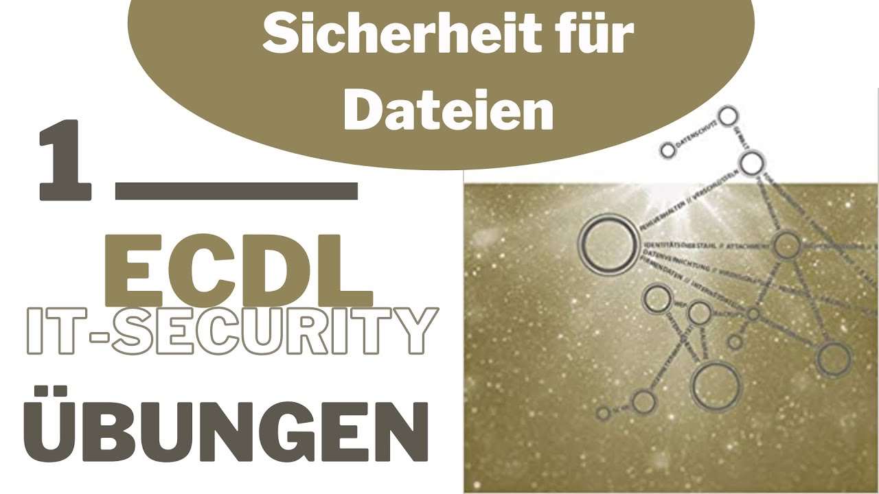 Sicherheit für Dateien [1] ECDL - IT-Security - Übungen - YouTube