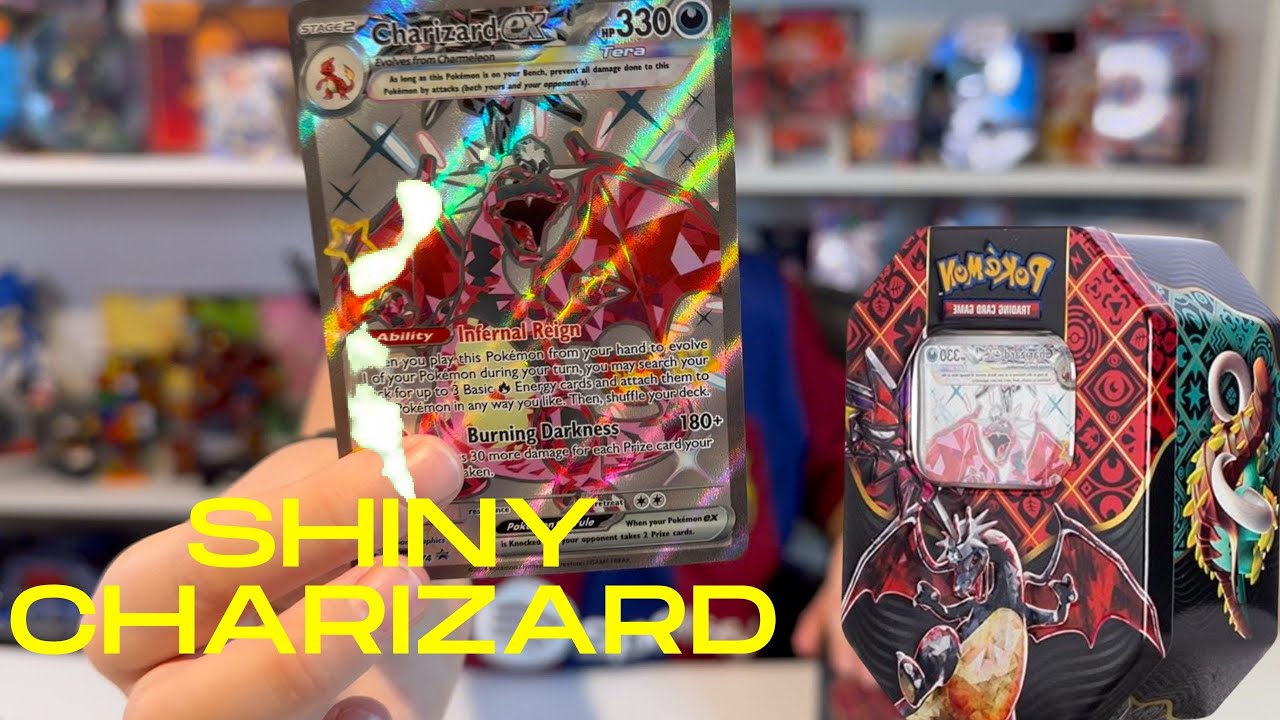 I Unboxed the craziest Shiny Charizard tin box ever - YouTube