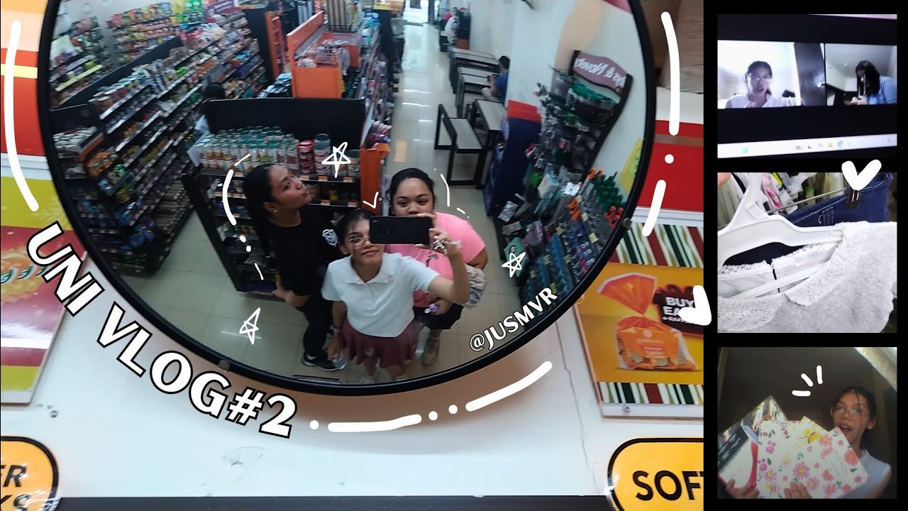 JUS VLOG Ep. 2 — student life, unboxing (MIM's free book)📚, libertad thrifting👚, & song writing🎵 ...