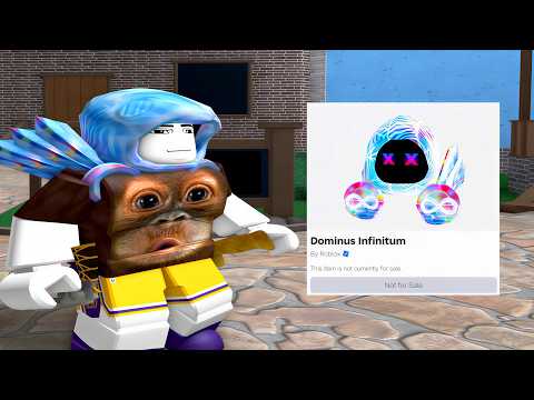 flexing a dominus infinitum in roblox mm2
