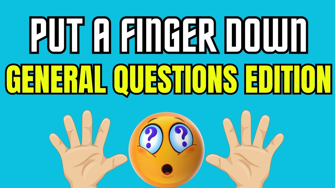 Put your finger down | General Questions Edition #tiktokchallenges # ...
