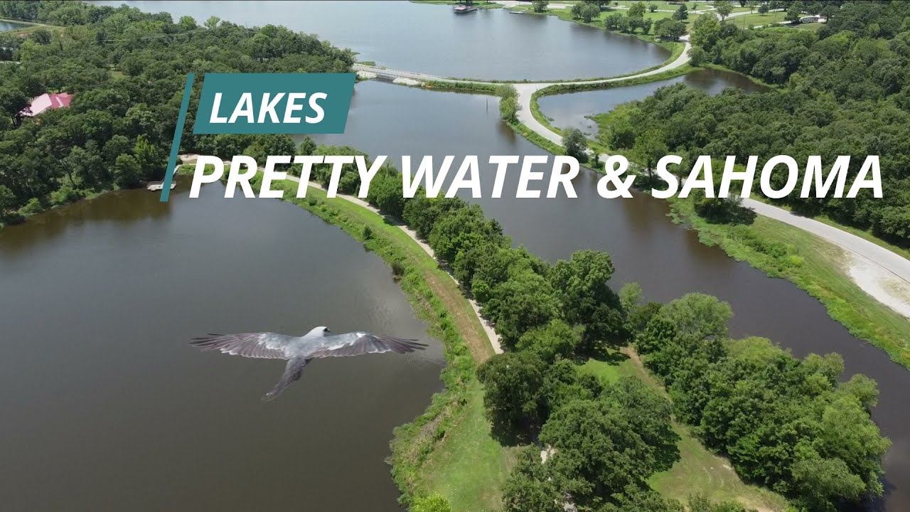 Pretty Water Lake and Lake Sahoma - YouTube
