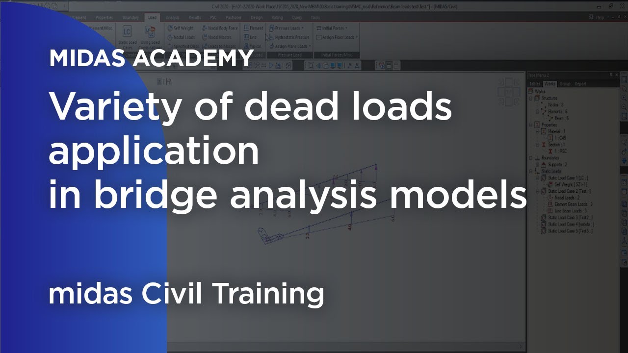 Mastering midas Civil: Variety of dead loads application in bridge ...