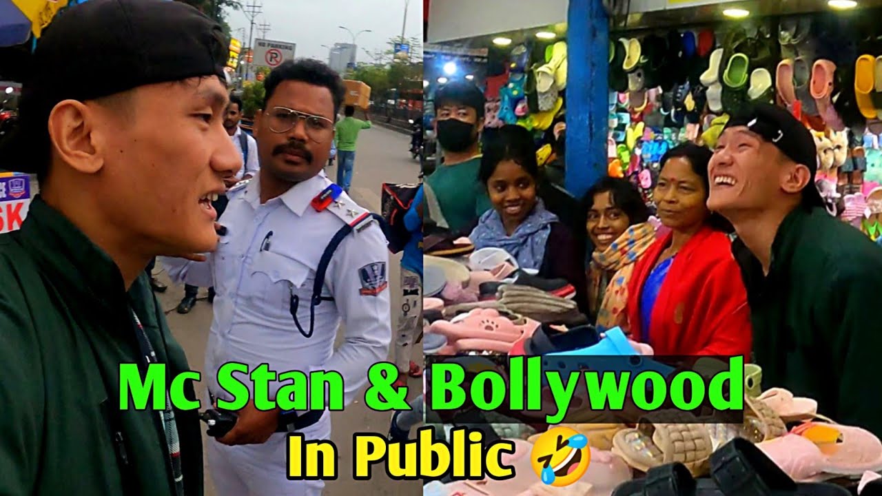 Singing Mc Stan Song & Dancing on Bollywood Songs in Public part 2 😂 ...