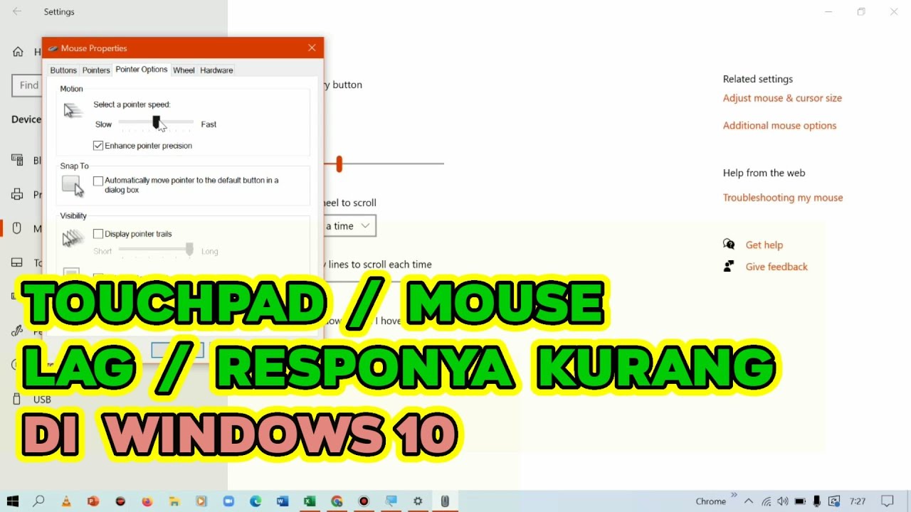 Mengatasi Touchpad & Mouse Yang Lag / Kurang Respon Pada Laptop Windows ...