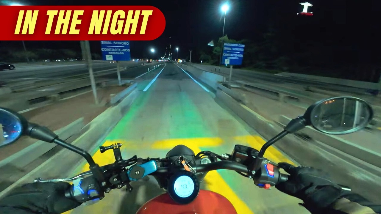 Riding My Motorcycle Alone at Night! - YouTube