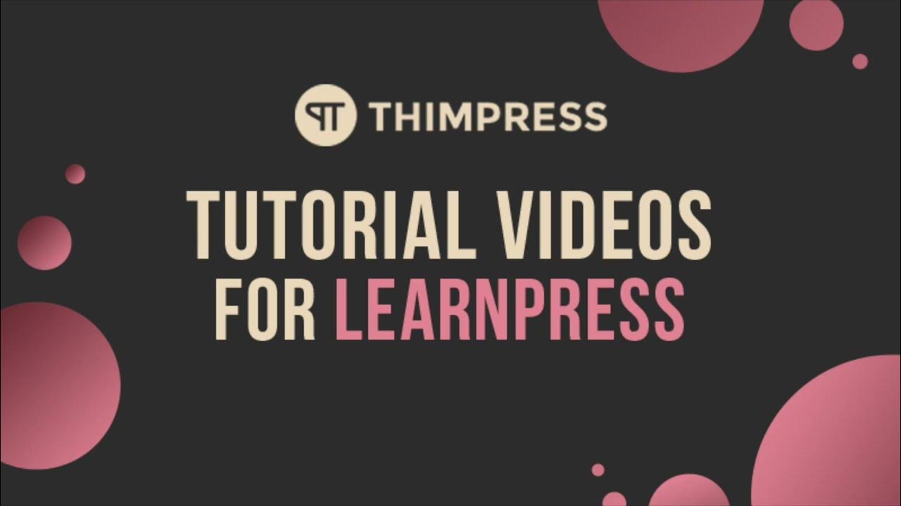 [LearnPress] - How to use LearnPress to Create and Sell Course Online - YouTube