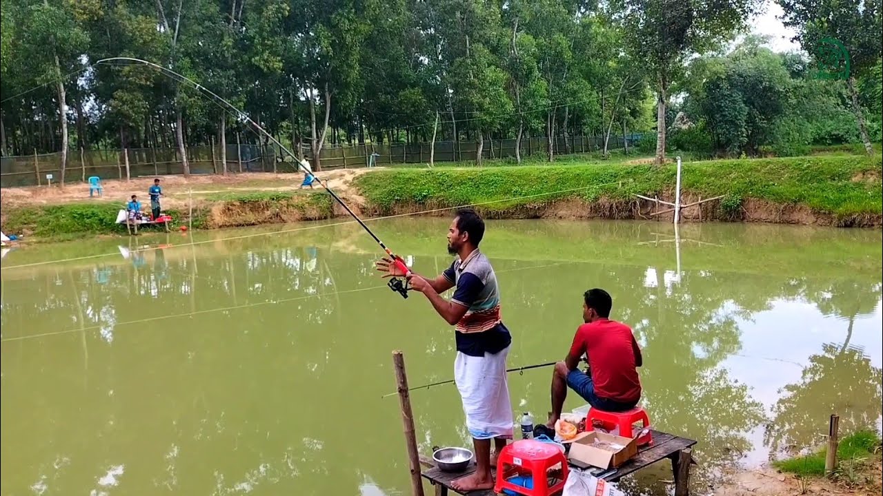 Fishing video || টিকিট কেটে বড়সি দিয়ে মাছ শিকার করার দৃশ্য || Hook Fishing 🎣 - YouTube