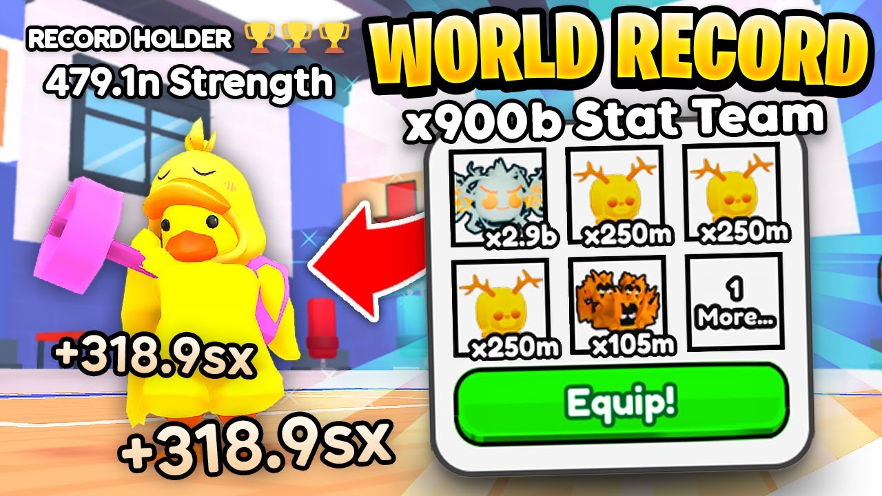 I Made The NEW WORLD'S STRONGEST Pet Team in Arm Wrestling Simulator ...