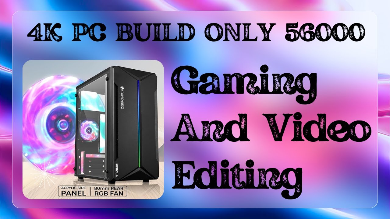 4k Video editing pc build #4k video editing pc - YouTube