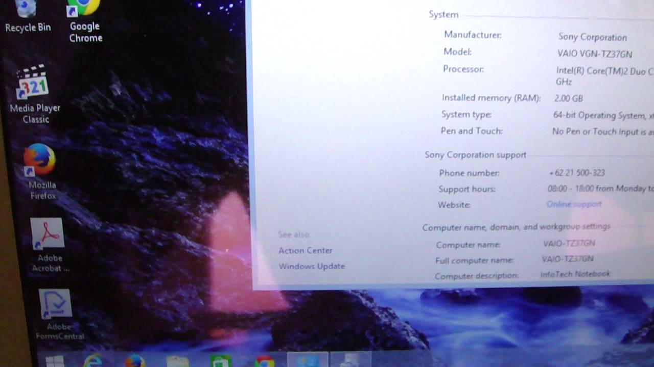Sony VAIO TZ Series Installed Windows 8.1 64bit perfectly - YouTube
