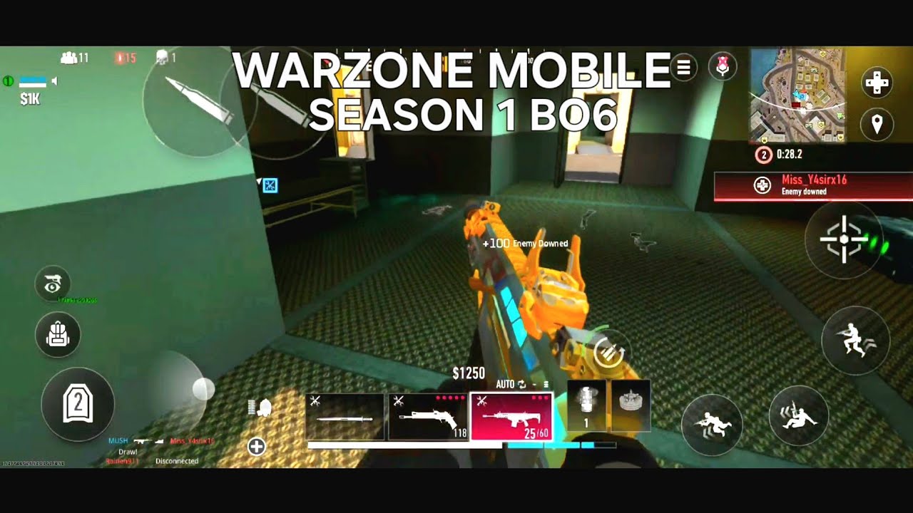 WARZONE MOBILE × BO6 SEASON 1 OMNIMOVEMENT (Highest graphics ...