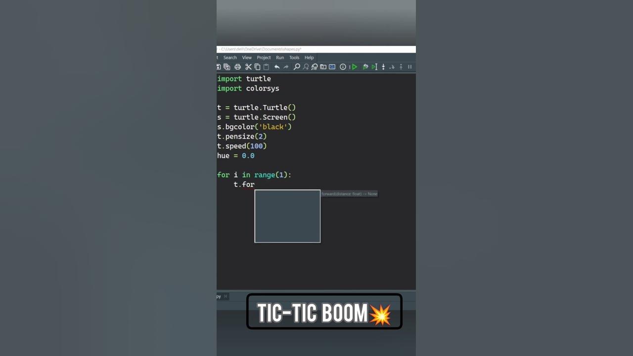 Python Turtle Graphics 2 Codding Code Else Youtube