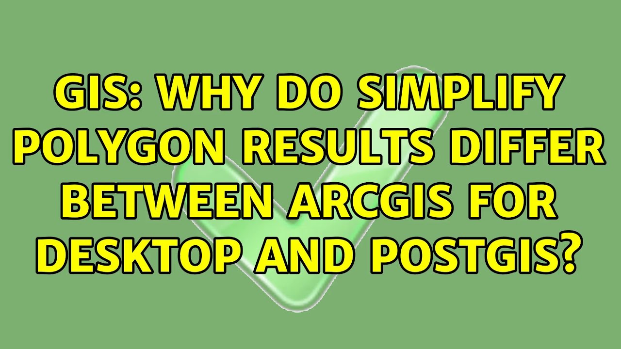GIS: Why do simplify polygon results differ between ArcGIS for Desktop ...