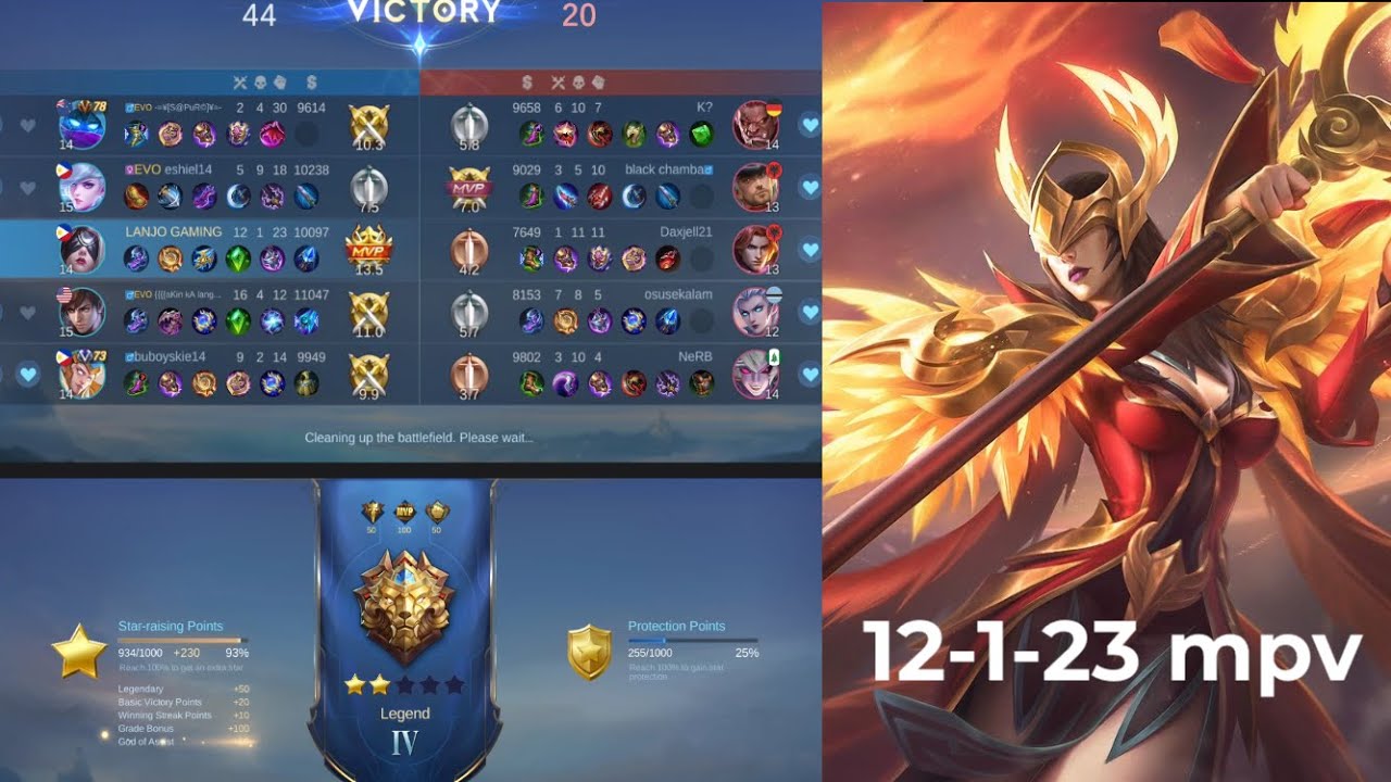 PHARSA BEST BUILD / 12-1-23 MPV / GAME PLAY MOBILE LEGENDS BANG BANG ...