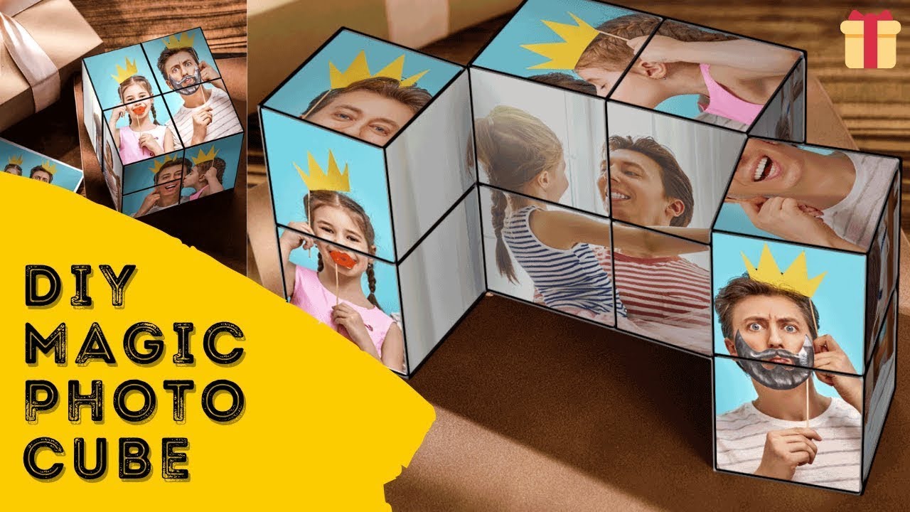 Photo Cube Tutorial | Magic Photo Cube | How to Make Photo Cube with ...