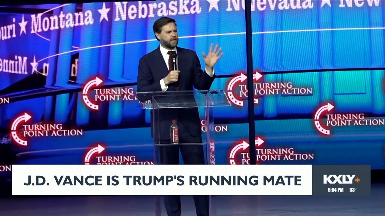 J.D. Vance is Trump's running mate - YouTube