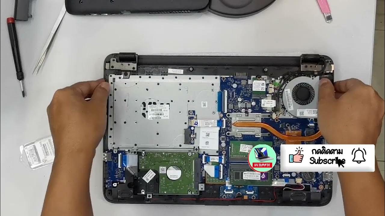 เพิ่ม แรม NoteBook HP TPN-C125 15-AC,15-AF - YouTube