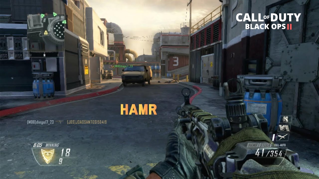 Usando la HAMR en Call of Duty Black Ops 2 - YouTube