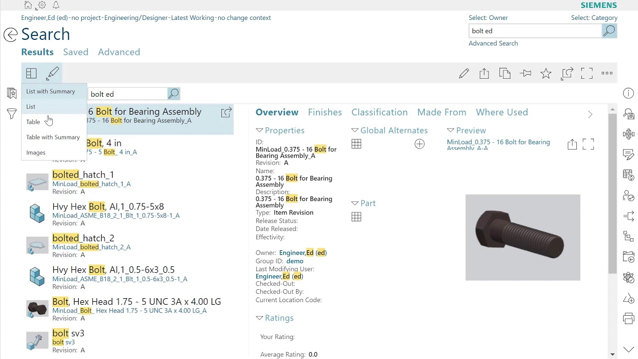 Search Keyword Highlighting in Teamcenter - YouTube